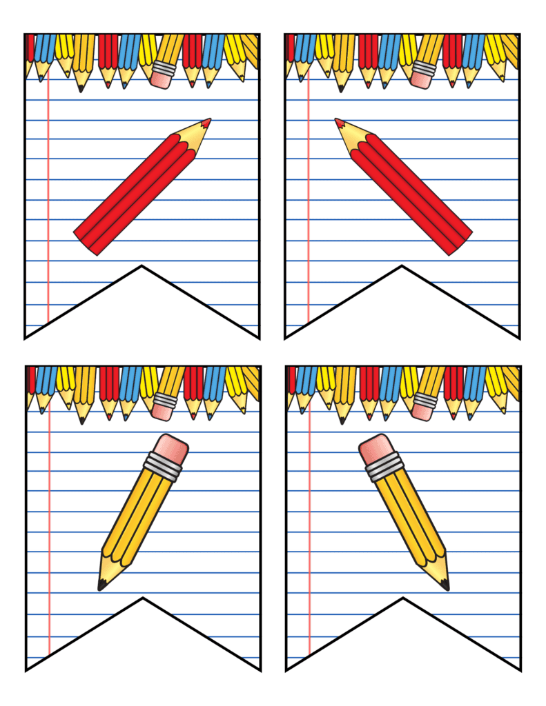 Free Printable Back to School Banner Decoration - Prudent Penny Pincher