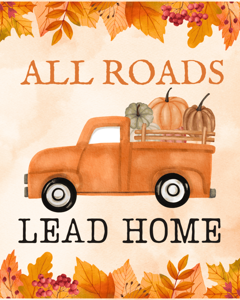 30 Free Fall Printables for Fall Decorating - Prudent Penny Pincher