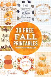 30 Free Fall Printables for Fall Decorating - Prudent Penny Pincher