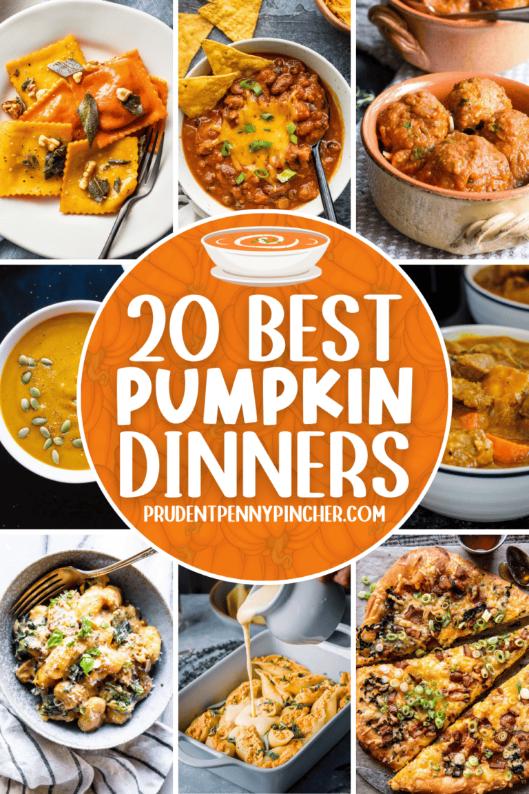 20 Best Pumpkin Dinner Recipes for Fall - Prudent Penny Pincher
