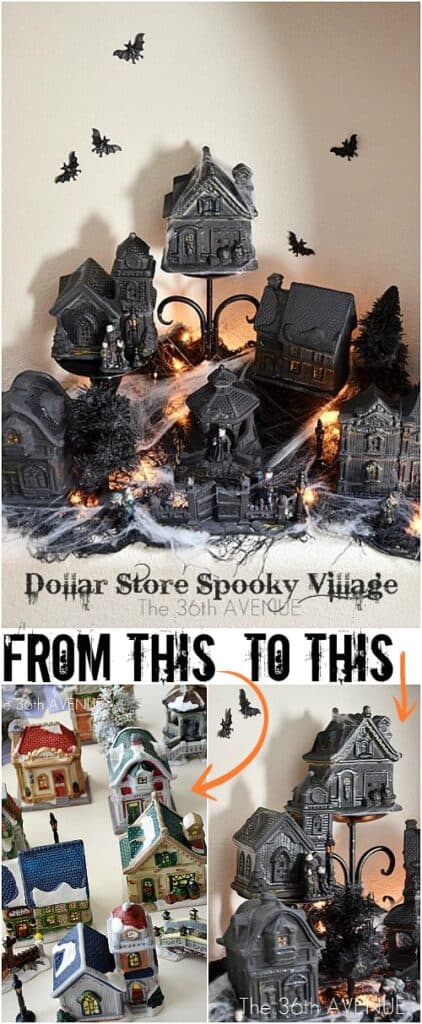 20 Best Halloween Village Display Ideas - Prudent Penny Pincher