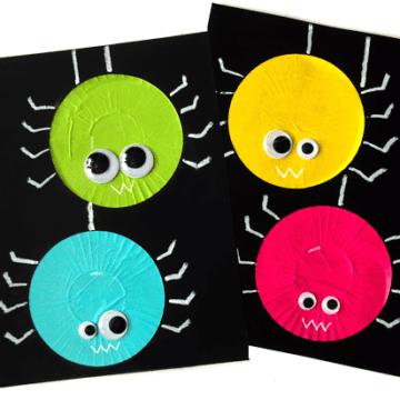 25 Fun Halloween Spider Crafts for Kids - Prudent Penny Pincher