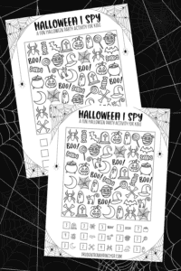 Free Printable Halloween I Spy Game for Kids - Prudent Penny Pincher