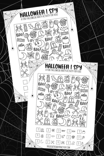 Free Printable Halloween I Spy Game for Kids - Prudent Penny Pincher