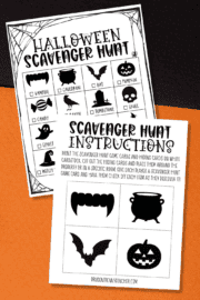 Free Printable Halloween Scavenger Hunt Game - Prudent Penny Pincher