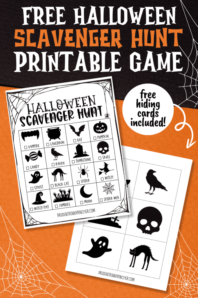 Free Printable Halloween Scavenger Hunt Game - Prudent Penny Pincher