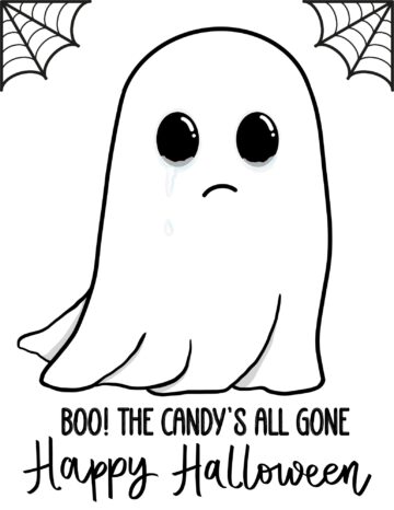 Free Printable Halloween Candy Signs - Prudent Penny Pincher