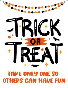 Free Printable Halloween Candy Signs - Prudent Penny Pincher