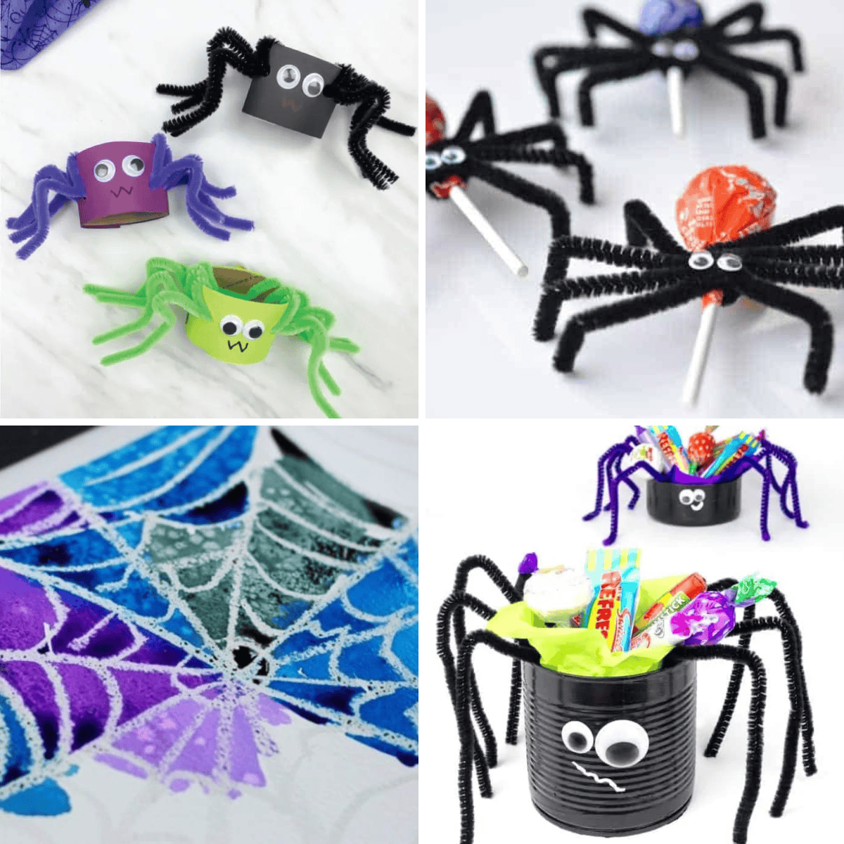 25 Fun Halloween Spider Crafts for Kids - Prudent Penny Pincher