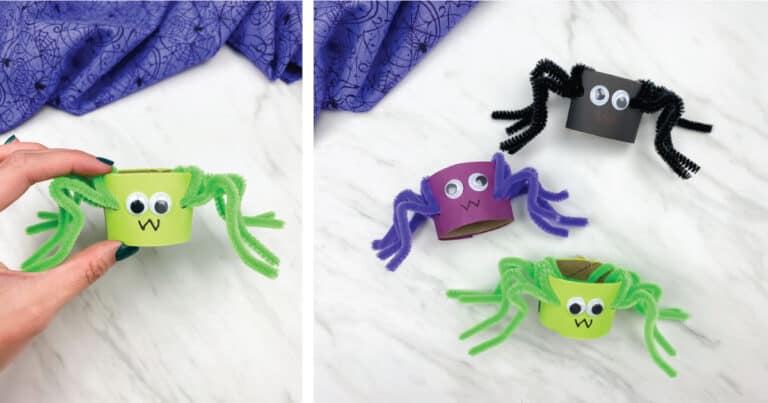 25 Fun Halloween Spider Crafts for Kids - Prudent Penny Pincher