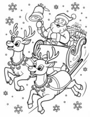 30 Free Printable Reindeer Coloring Pages for Kids - Prudent Penny Pincher