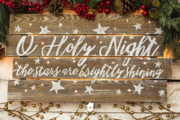 25 Best DIY Christmas Signs - Prudent Penny Pincher