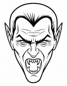 25 Free Printable Vampire Coloring Pages - Prudent Penny Pincher