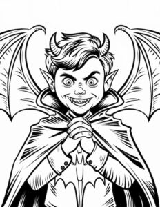 25 Free Printable Vampire Coloring Pages - Prudent Penny Pincher