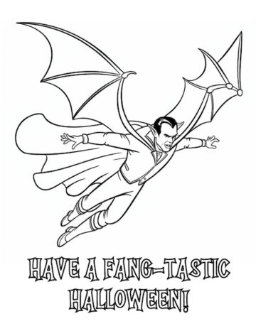 25 Free Printable Vampire Coloring Pages - Prudent Penny Pincher