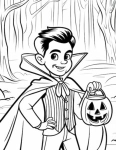 25 Free Printable Vampire Coloring Pages - Prudent Penny Pincher