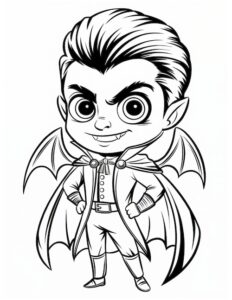 25 Free Printable Vampire Coloring Pages - Prudent Penny Pincher