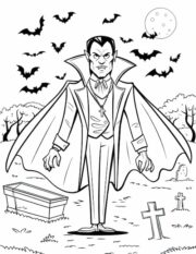 25 Free Printable Vampire Coloring Pages - Prudent Penny Pincher