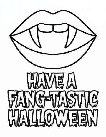 25 Free Printable Vampire Coloring Pages - Prudent Penny Pincher