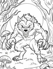 25 Free Printable Werewolf Coloring Pages - Prudent Penny Pincher