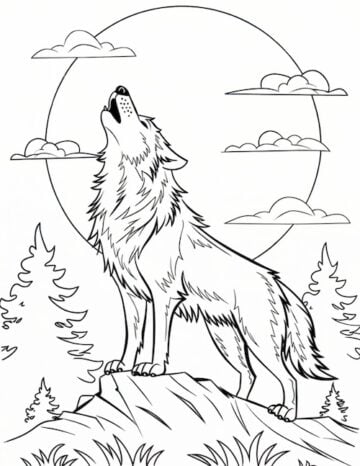 25 Free Printable Werewolf Coloring Pages - Prudent Penny Pincher