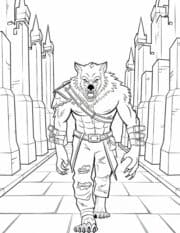 25 Free Printable Werewolf Coloring Pages - Prudent Penny Pincher