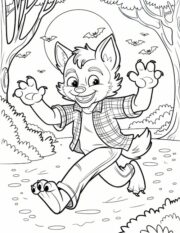 25 Free Printable Werewolf Coloring Pages - Prudent Penny Pincher