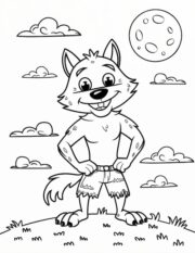 25 Free Printable Werewolf Coloring Pages - Prudent Penny Pincher
