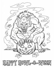 25 Free Printable Werewolf Coloring Pages - Prudent Penny Pincher
