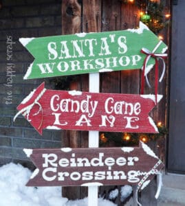 25 Best DIY Christmas Signs - Prudent Penny Pincher