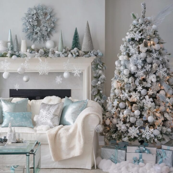 20 Festive Christmas Living Room Decor Ideas - Prudent Penny Pincher