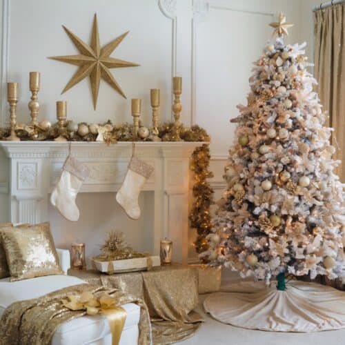 20 Festive Christmas Living Room Decor Ideas - Prudent Penny Pincher