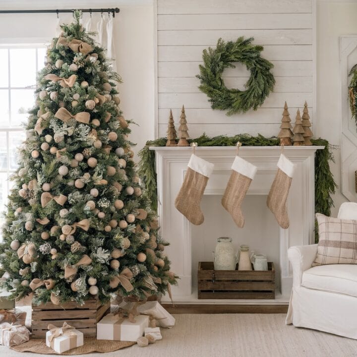 20 Festive Christmas Living Room Decor Ideas - Prudent Penny Pincher