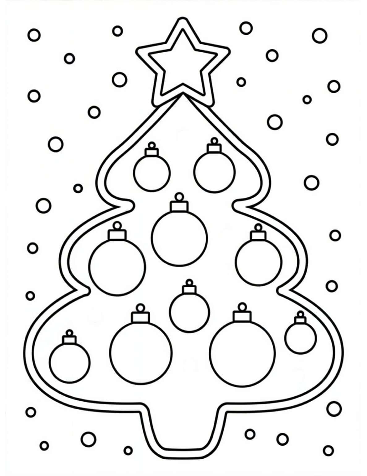 40 Free Printable Christmas Ornament Coloring Pages for Kids - Prudent ...