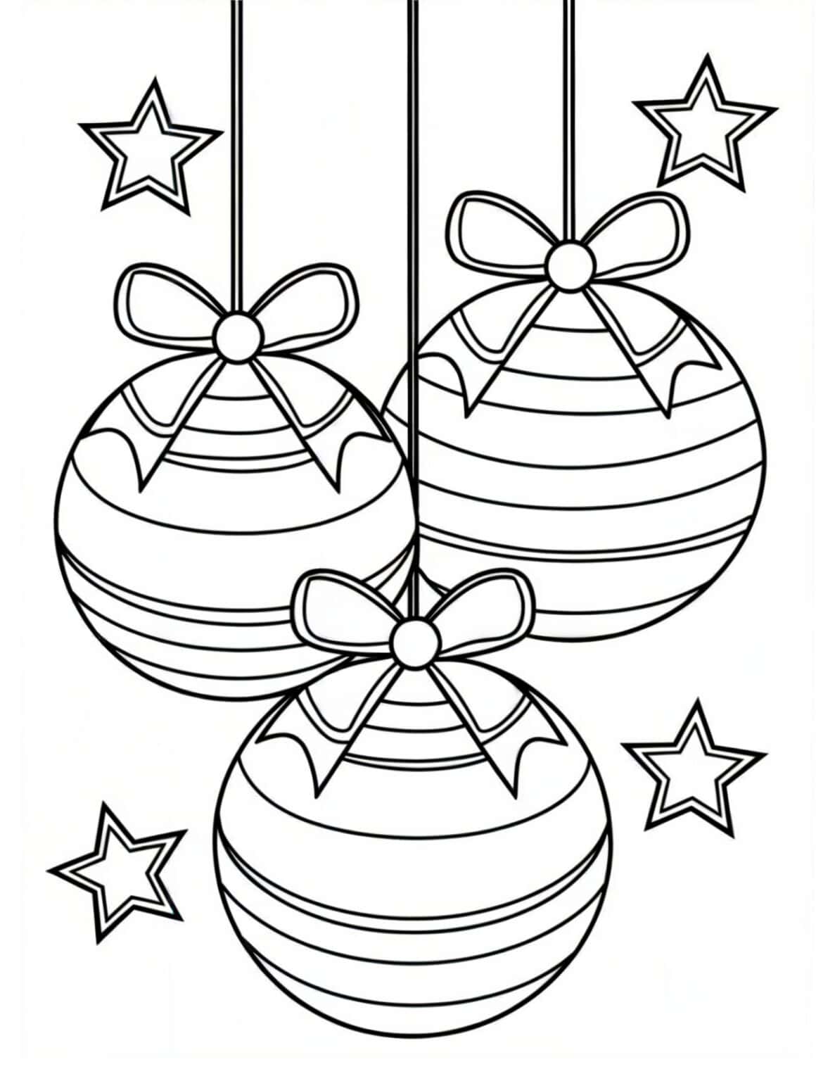 40 Free Printable Christmas Ornament Coloring Pages for Kids - Prudent ...