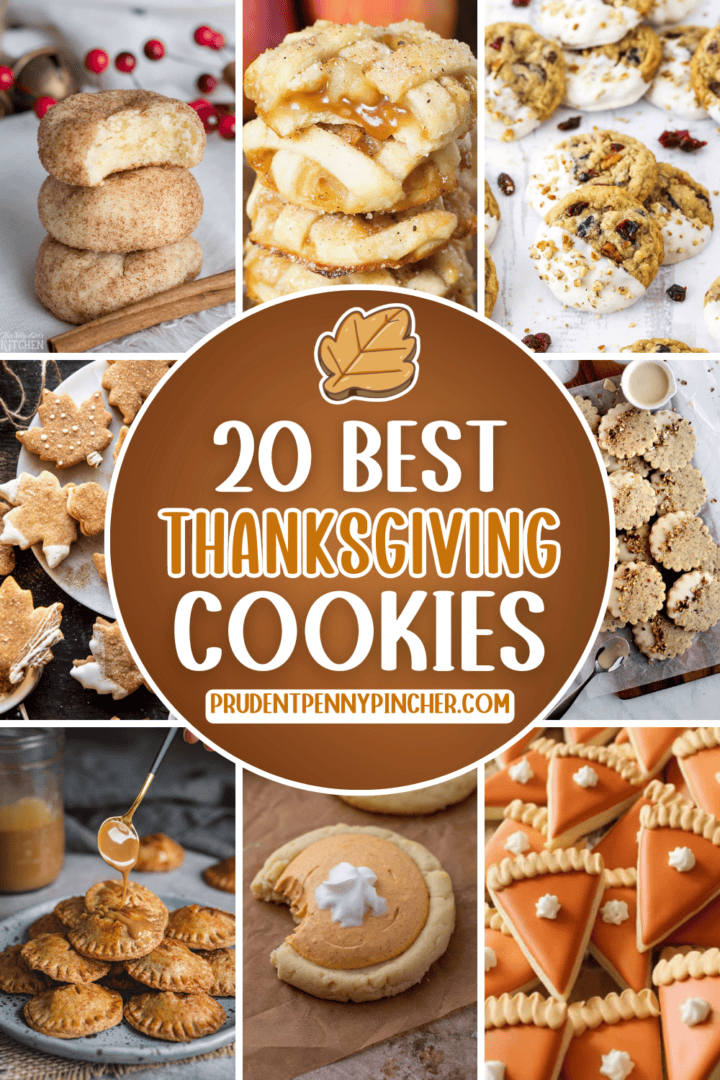 20 Best Thanksgiving Cookies - Prudent Penny Pincher