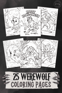 25 Free Printable Werewolf Coloring Pages - Prudent Penny Pincher
