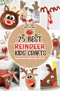 25 Best Reindeer Crafts for Kids - Prudent Penny Pincher
