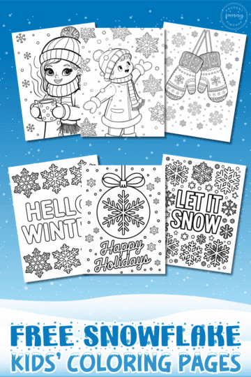 35 Free Printable Snowflake Coloring Pages for Kids - Prudent Penny Pincher