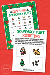 Free Printable Christmas Scavenger Hunt Game for Kids - Prudent Penny ...