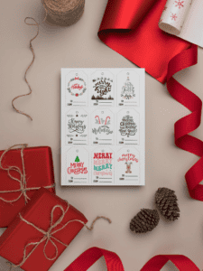 Free Printable Christmas Tags - Prudent Penny Pincher