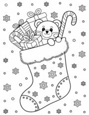20 Free Printable Christmas Stocking Coloring Pages for Kids - Prudent ...