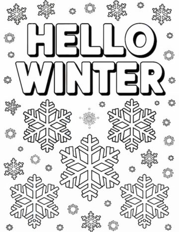 35 Free Printable Snowflake Coloring Pages for Kids - Prudent Penny Pincher