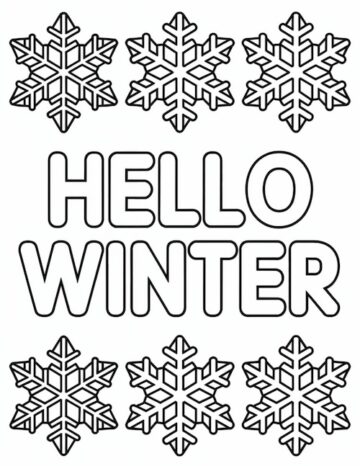 35 Free Printable Snowflake Coloring Pages for Kids - Prudent Penny Pincher