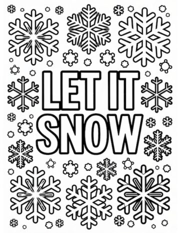 35 Free Printable Snowflake Coloring Pages for Kids - Prudent Penny Pincher
