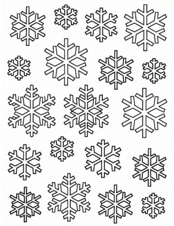 35 Free Printable Snowflake Coloring Pages for Kids - Prudent Penny Pincher