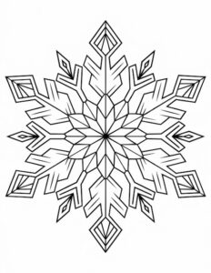 35 Free Printable Snowflake Coloring Pages for Kids - Prudent Penny Pincher