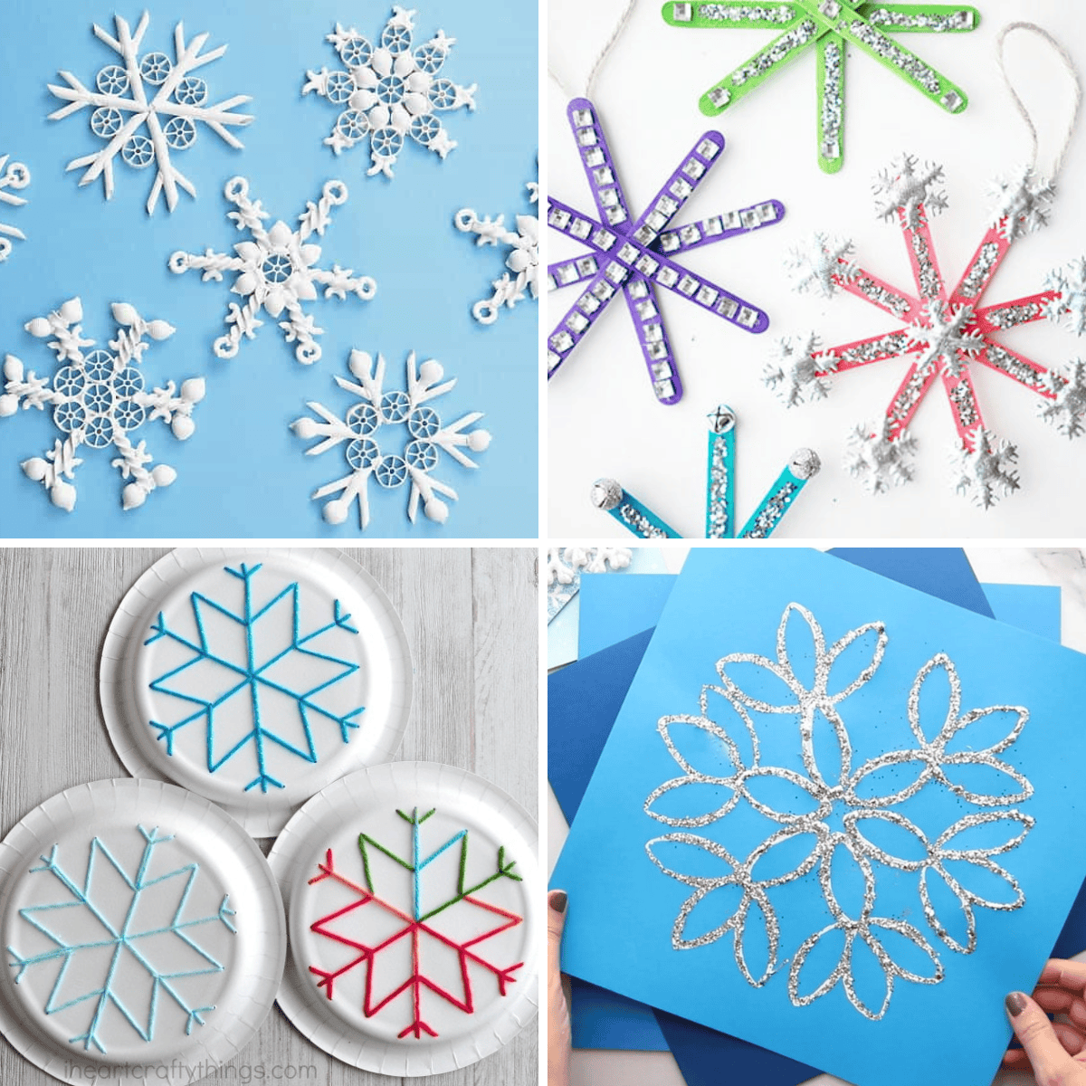 25 Best Snowflake Crafts for Kids - Prudent Penny Pincher
