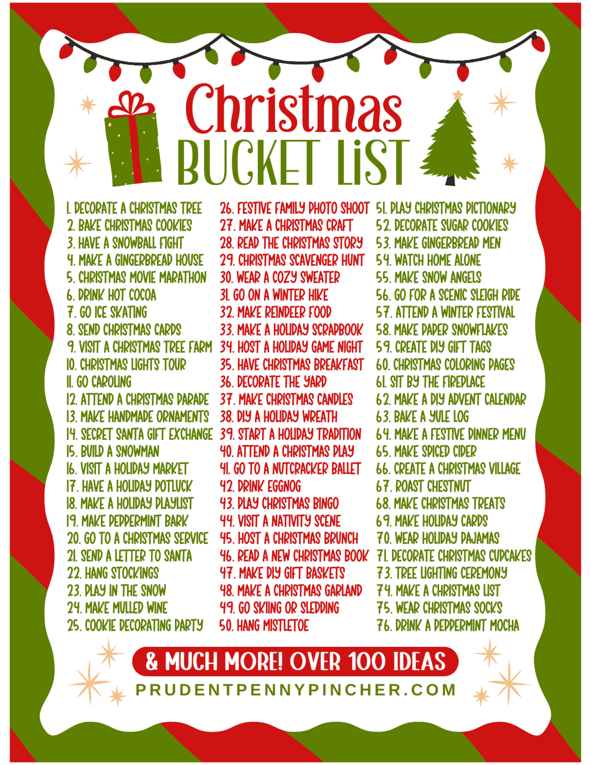 The Ultimate Christmas Bucket List: 100 Fun Activities for All Ages ...
