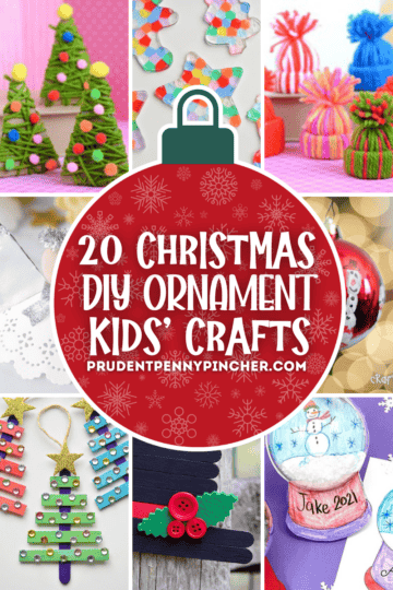20 Best Christmas Ornament Crafts for Kids - Prudent Penny Pincher